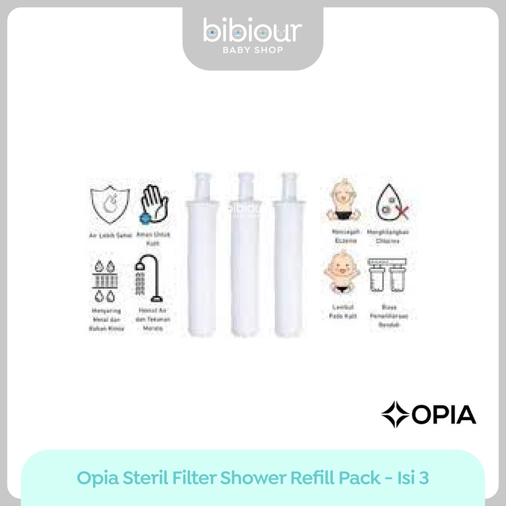 Jual Opia Shower Body Filter Refill Pack ( isi 3 Pack ) | Shopee Indonesia