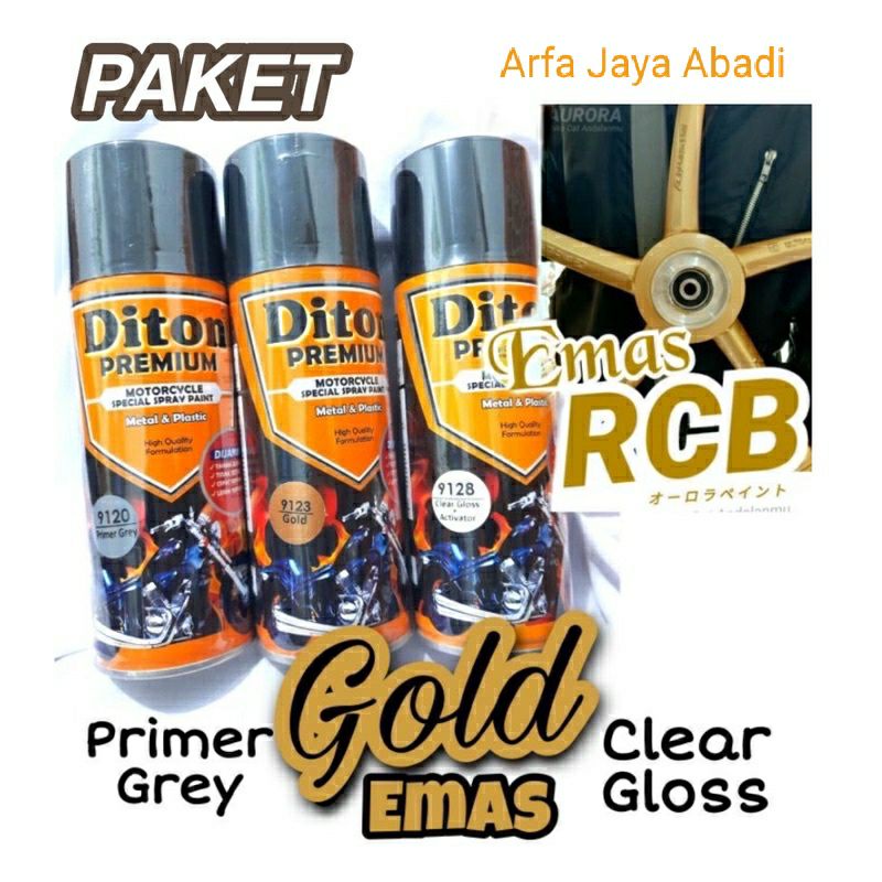 Jual PAKET Lengkap Pilok Pilox DITON Premium Primer Grey Abu 9120 ...