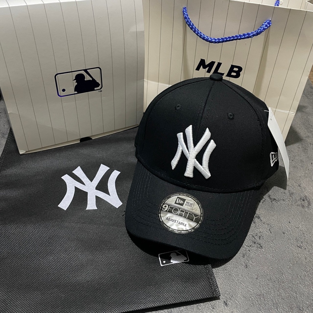 Jual TOPI BASEBALL MLB NY 9 FORTY WHITE ORIGINAL BLACK CAP | Shopee ...