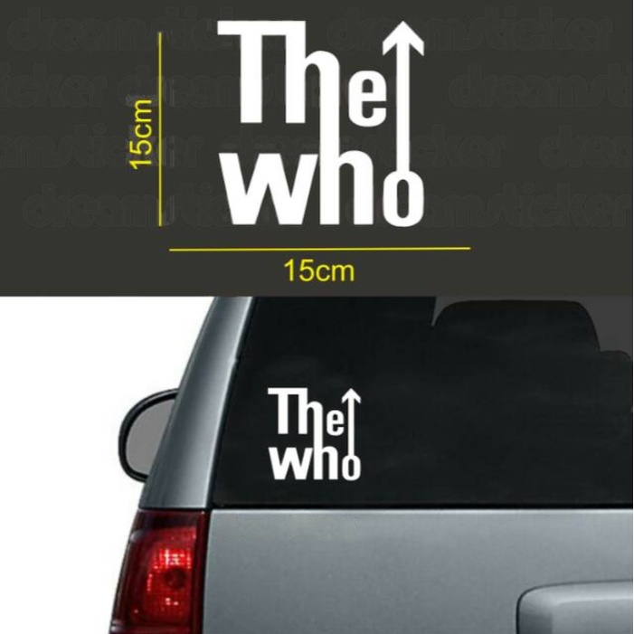 Jual Stiker Mobil Band Musik The Who - Car Decal Sticker | Shopee Indonesia