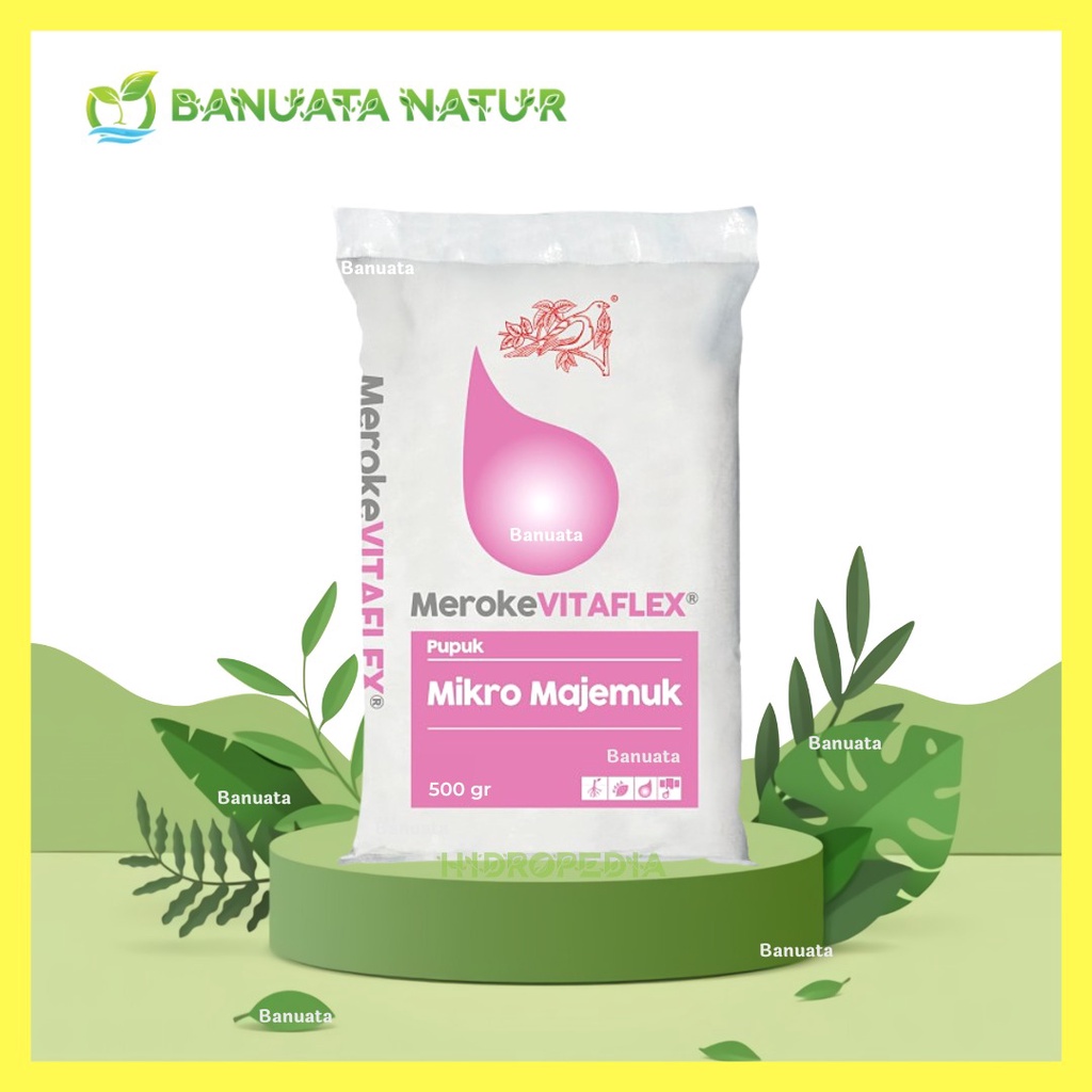 Jual Pupuk Meroke Vitaflex Isi 500 gram Berkualitas - Banuata | Shopee ...