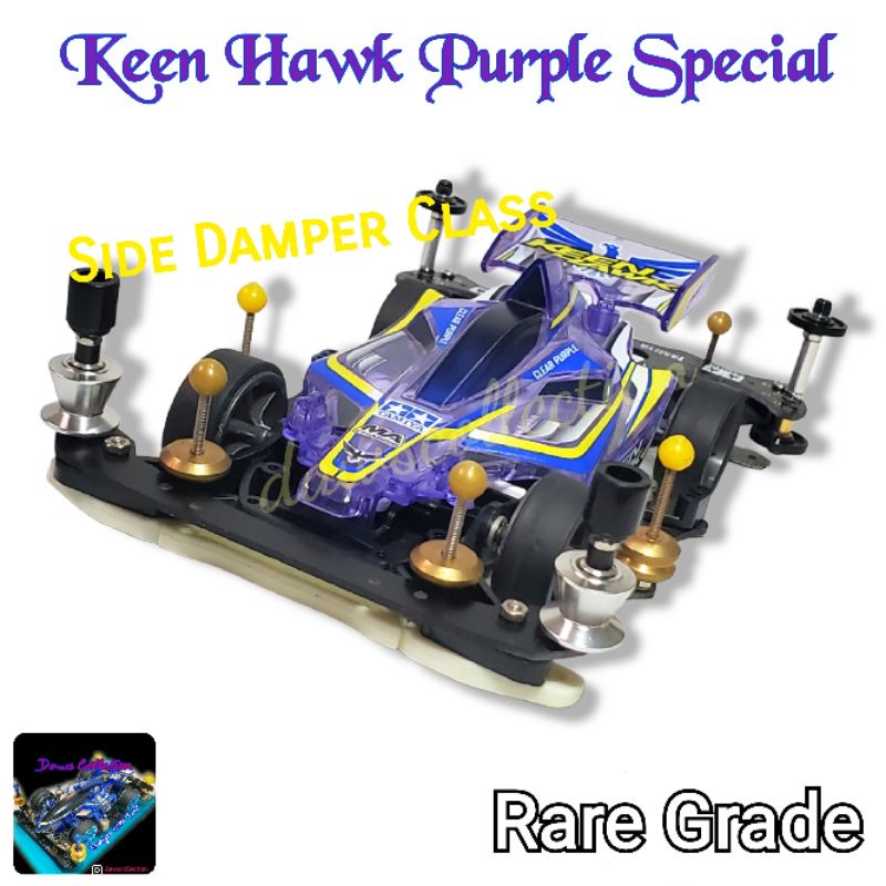 Jual Tamiya mini4wd Keen Hawk Purple Special Side Damper Class chassis ...