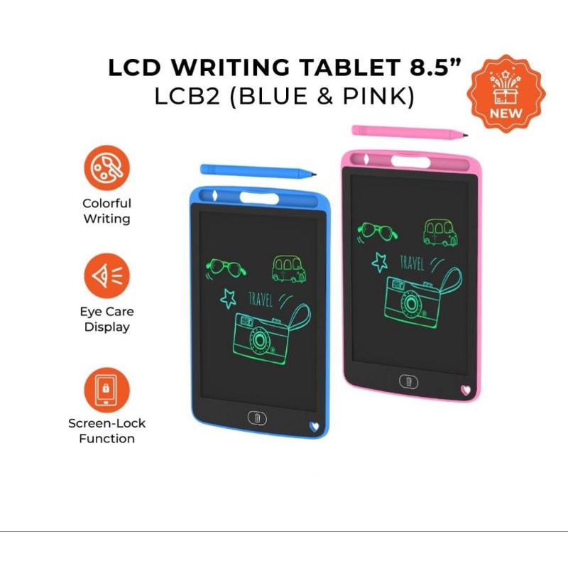 Jual LCD WRITING TABLET 8.5" / DRAWING PAD OLIKE LCB2 | Shopee Indonesia