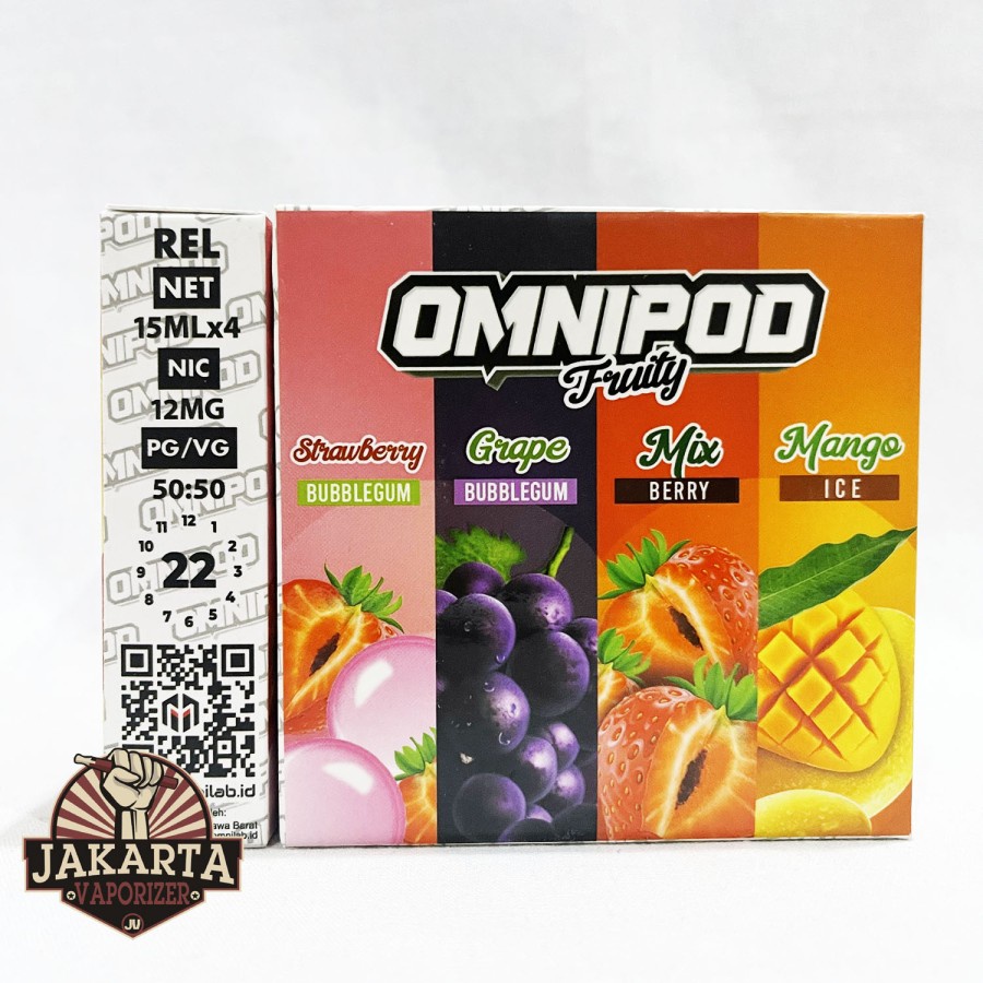 Jual PODS FRIENDLY OMNIPOD FRUITY PACK PODS FRIENDLY 15ML X 4PCS 12MG ...