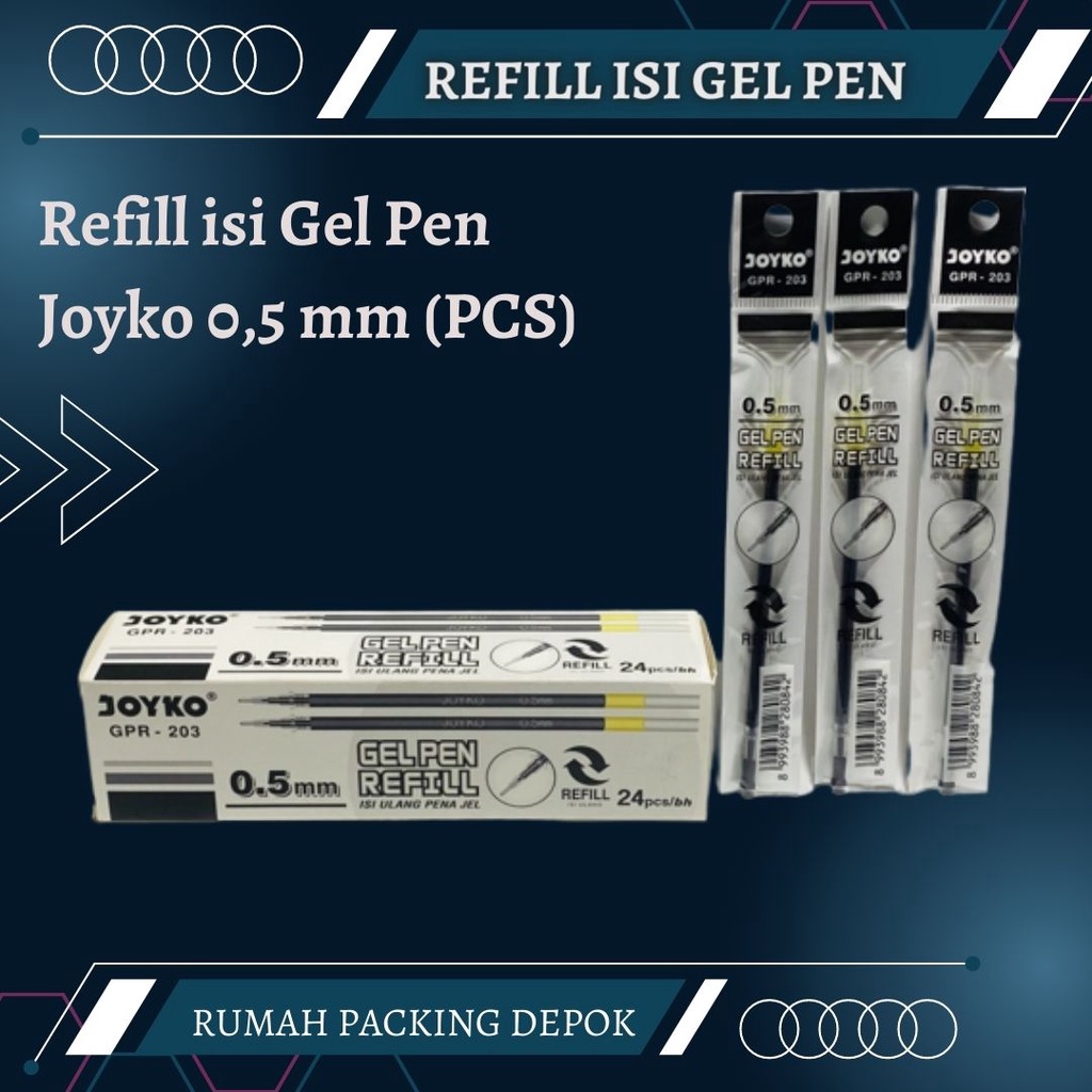 Jual Refill isi Gel Pen Joyko 0,5 mm | Shopee Indonesia