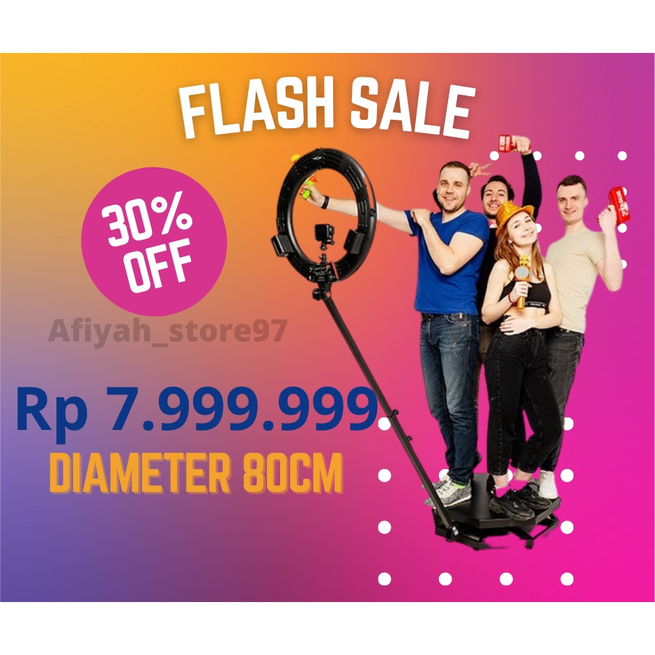 Jual VIDEOBOOTH / PHOTO BOOTH SPINNER 360 | Videobooth 360 Photo Booth ...