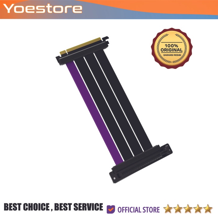 Jual Cooler Master Riser Cable Pci-E 4.0 X16 Riser Cable (300Mm ...
