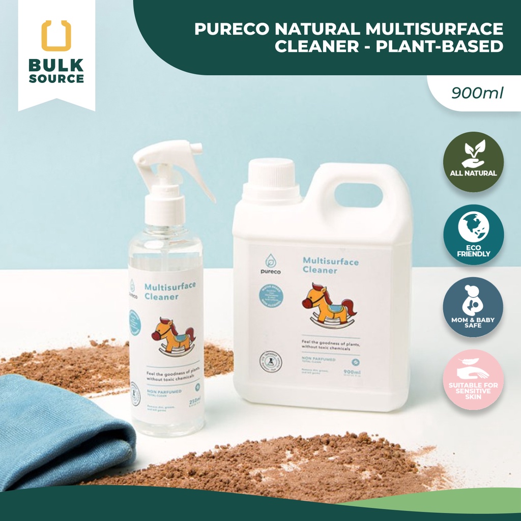 Jual Pureco - Natural Multisurface Cleaner - Plant-based 900ml | Shopee ...