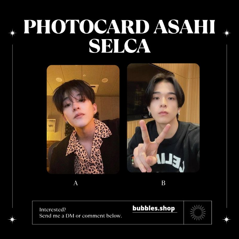 Jual PHOTOCARD UNOFFICIAL ASAHI TREASURE SELCA | Shopee Indonesia