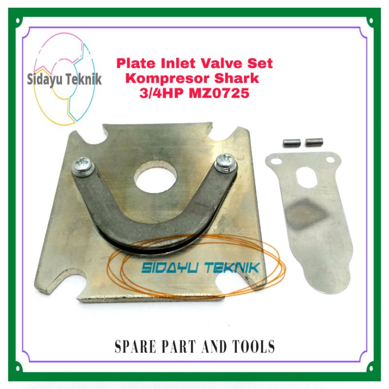 Jual Plat Valve Inlet Kompresor Angin Shark 3/4HP Set | Shopee Indonesia