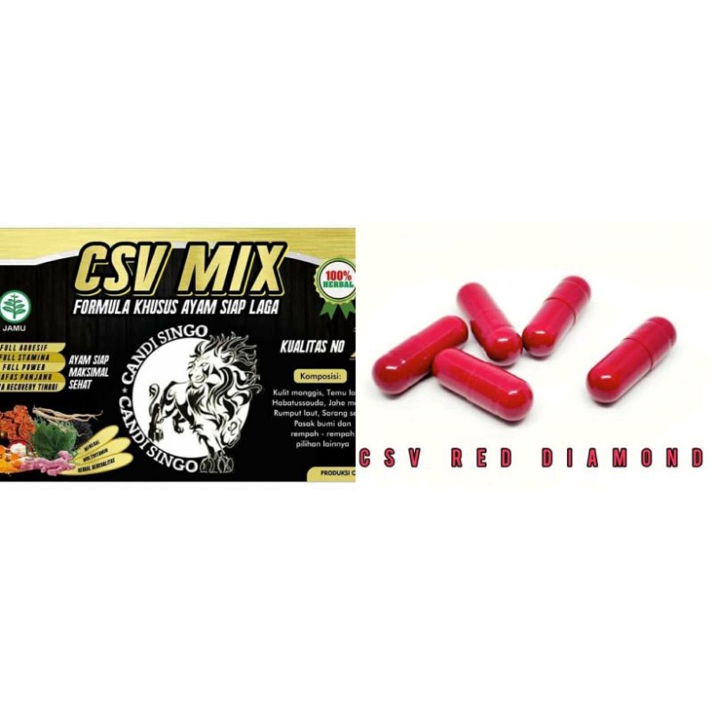 Jual CSV MIX+RED DIAMOND (Paket Komplit) | Shopee Indonesia