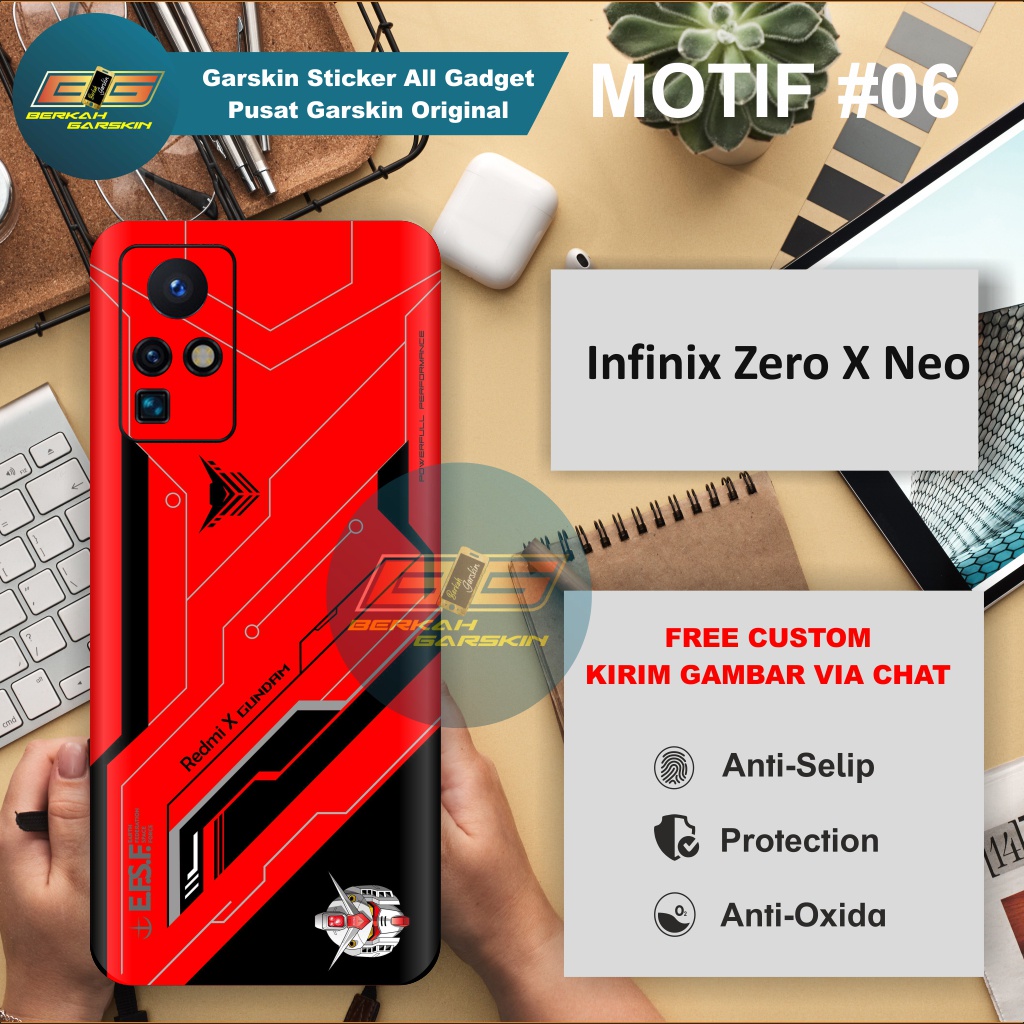 Jual Garskin Stiker Infinix Zero X Neo Motif 6-10 Bisa Request Gambar ISI 2 PCS | Shopee Indonesia