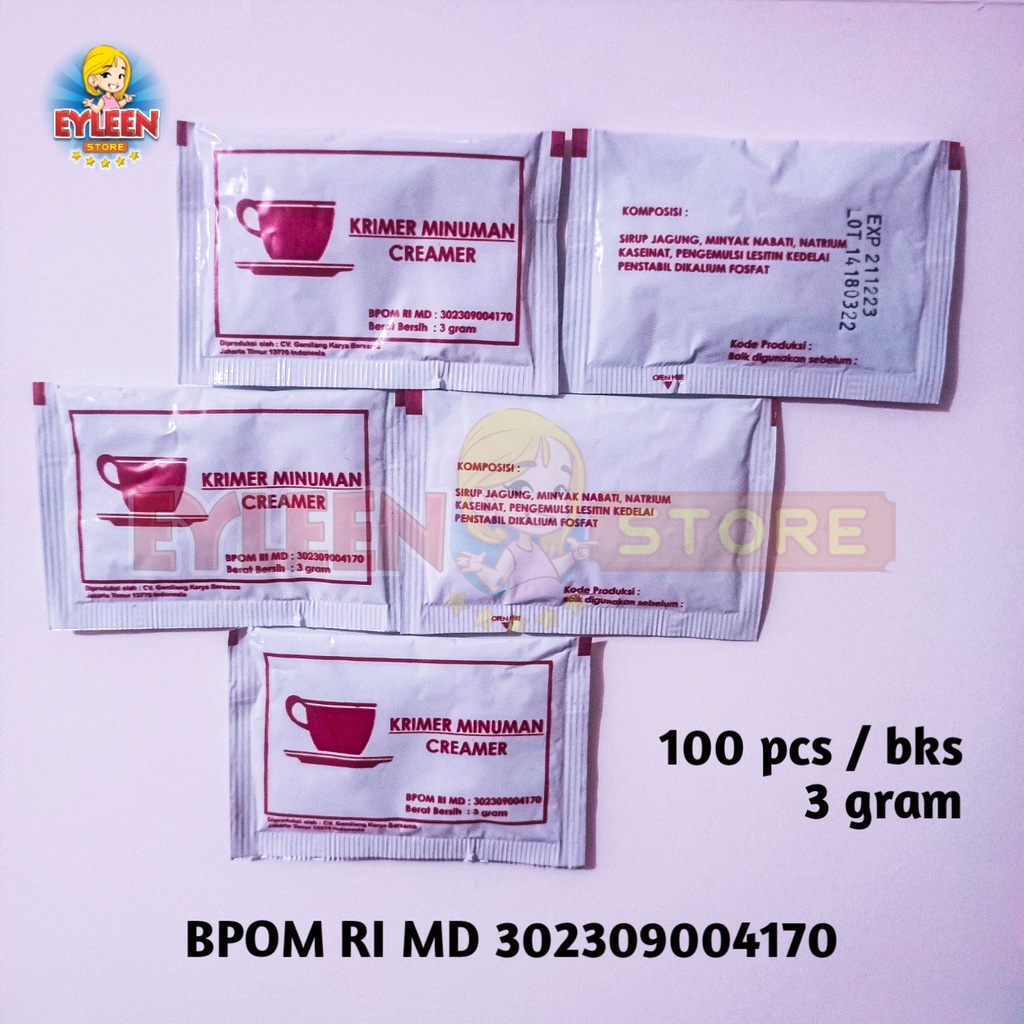 Jual Creamer Sachet / Krimer Non Dairy isi 100 pcs | Shopee Indonesia