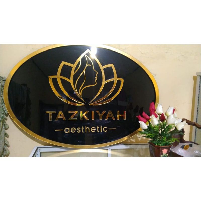 Jual acrylic papan usaha,akrilik nomor logo usaha custom, logo bisnis ...