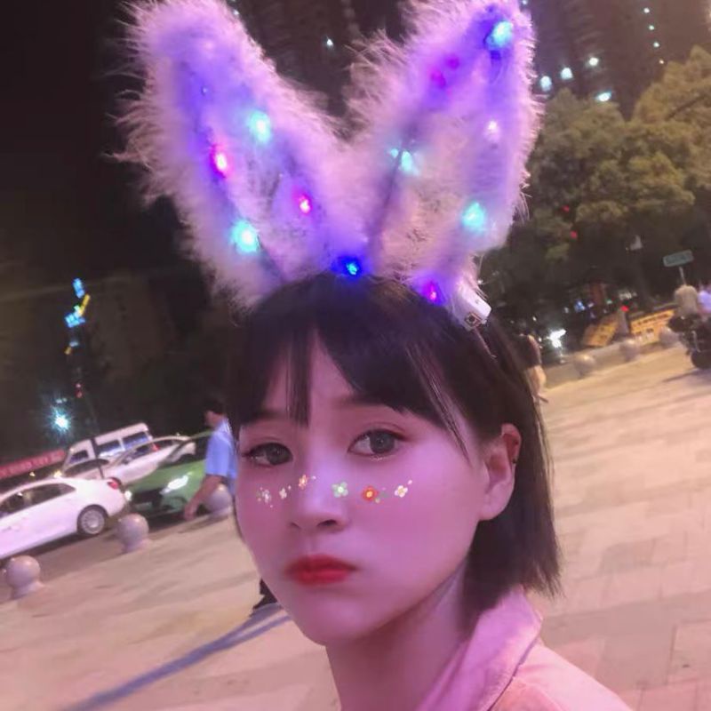Jual Bando lampu LED telinga kelinci | Shopee Indonesia