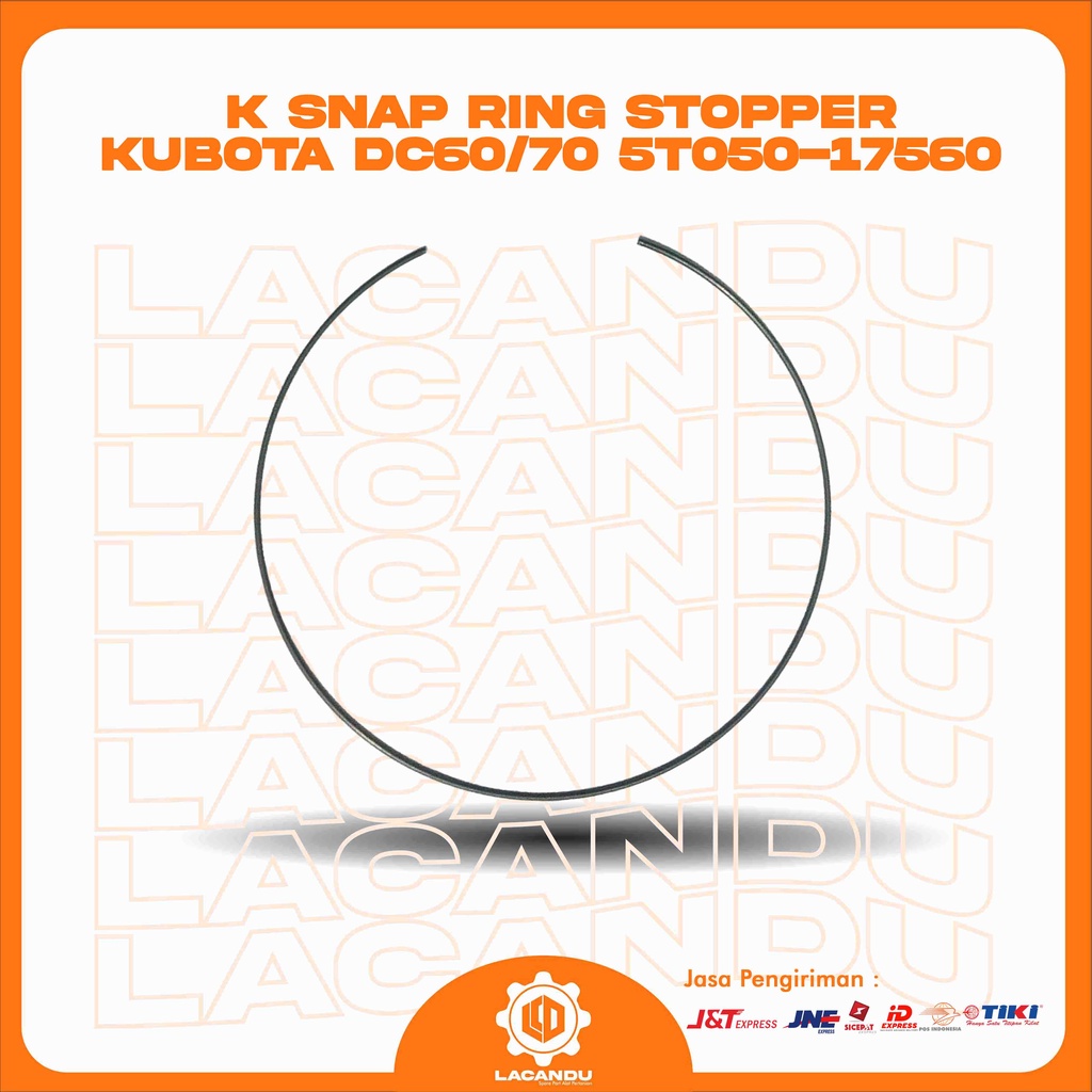 Jual K SNAP RING STOPPER KUBOTA DC60/70 5T050-17560 for COMBINE ...