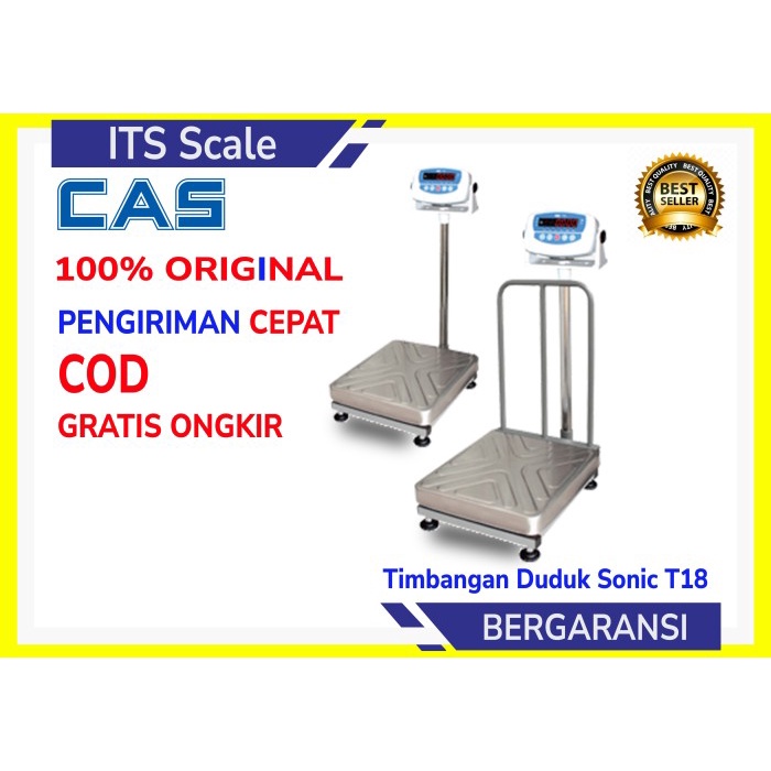 Jual Pengukur Timbangan Duduk Sonic T18 Full Press Uk.40X50 Kap. 60Kg - 250Kg | Shopee Indonesia