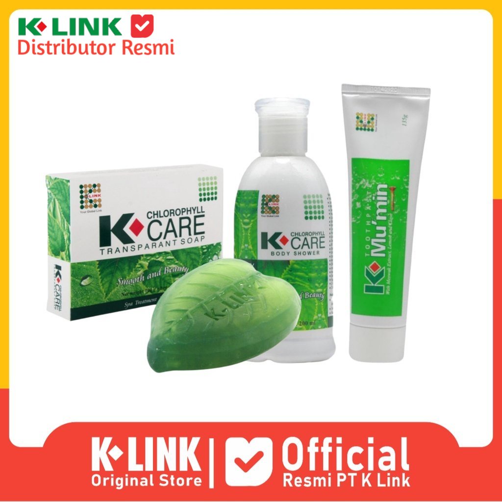 Jual K Care Chlorophyll Series Hair Shampoo Body Shower Lotion ...