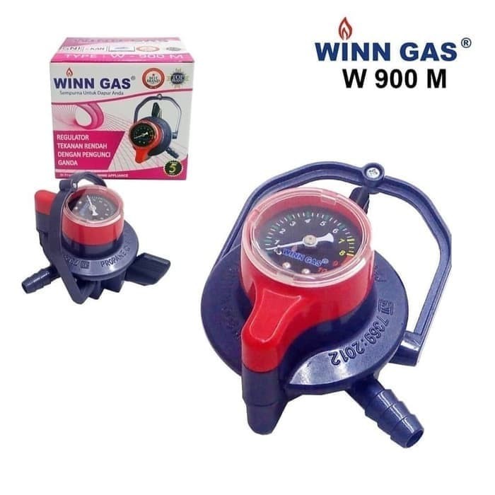 Jual Rpg Winn Gas Regulator Lpg Double Lock Tekanan Rendah + Meter ...