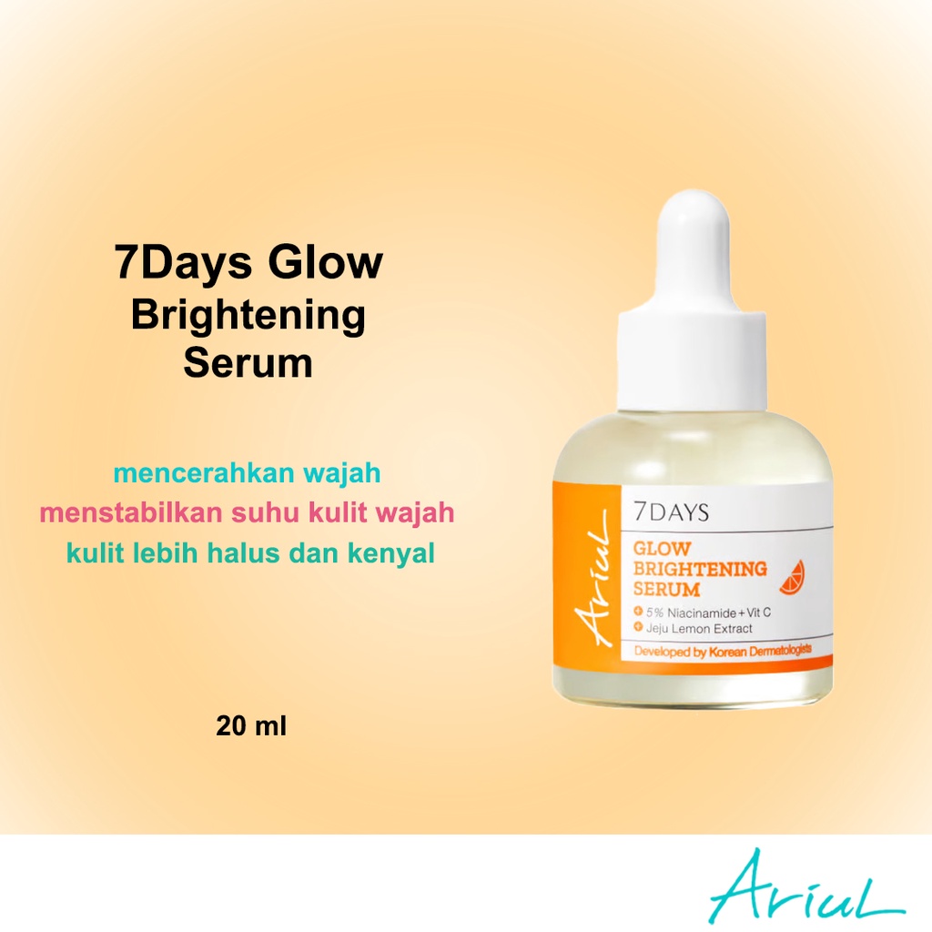 Jual ARIUL 7Days Glow Brightening Serum | Shopee Indonesia