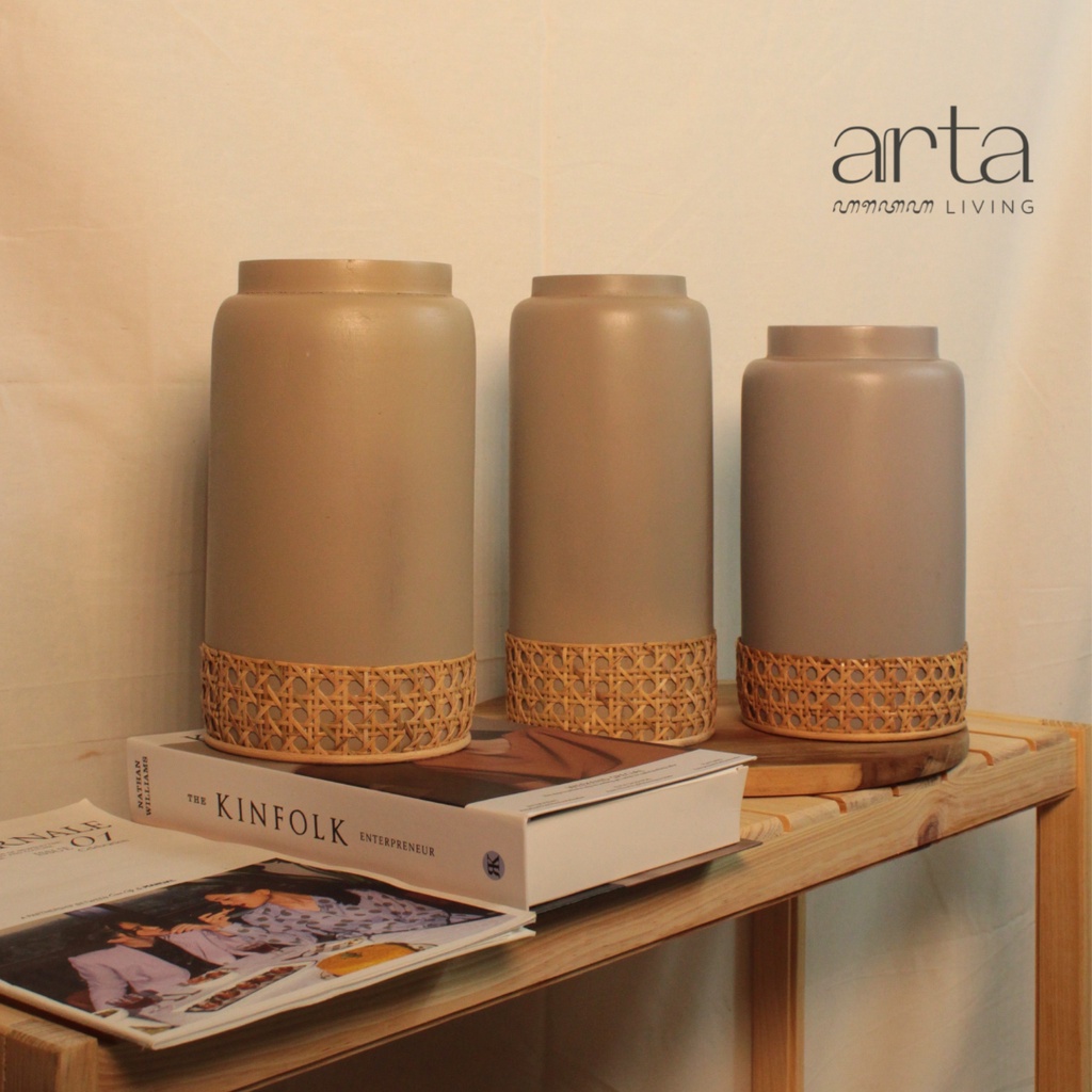 Jual Home Decor Meja - ARTO Vase Set, Vas Hiasan Dekorasi Meja (V-003 ...