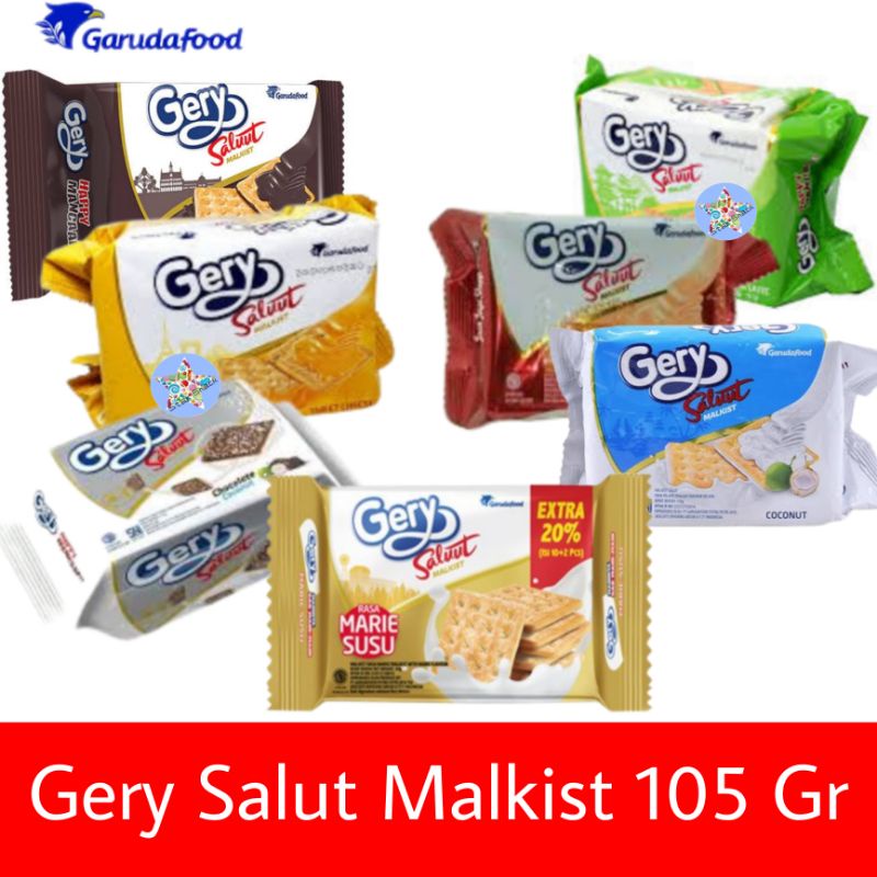 Jual Gery Saluut Malkist pack 105 gram | Shopee Indonesia