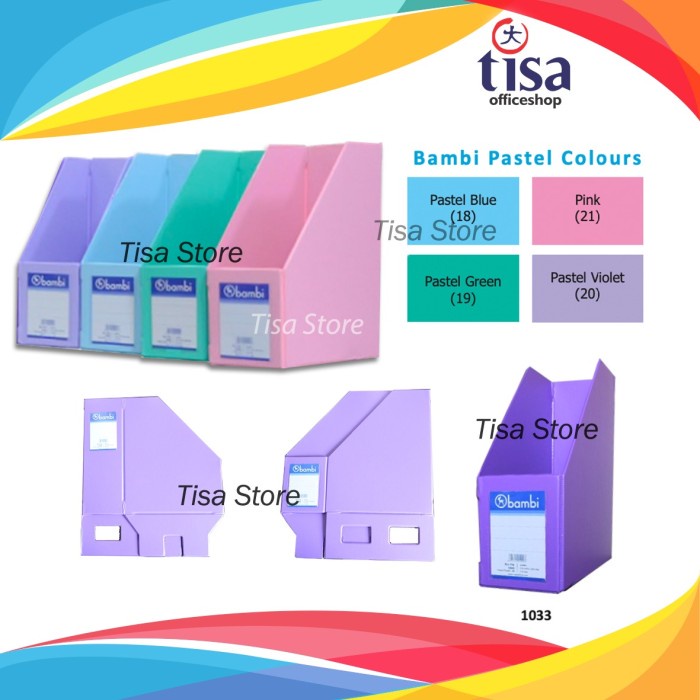 Jual Box File Box File Bambi 1033 Laminated Pvc Magazine Files 115Mm ...