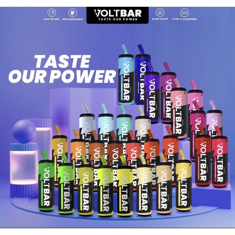 Jual VOLTBAR 6000 PUFFS DISPOSABLE PODS | Shopee Indonesia