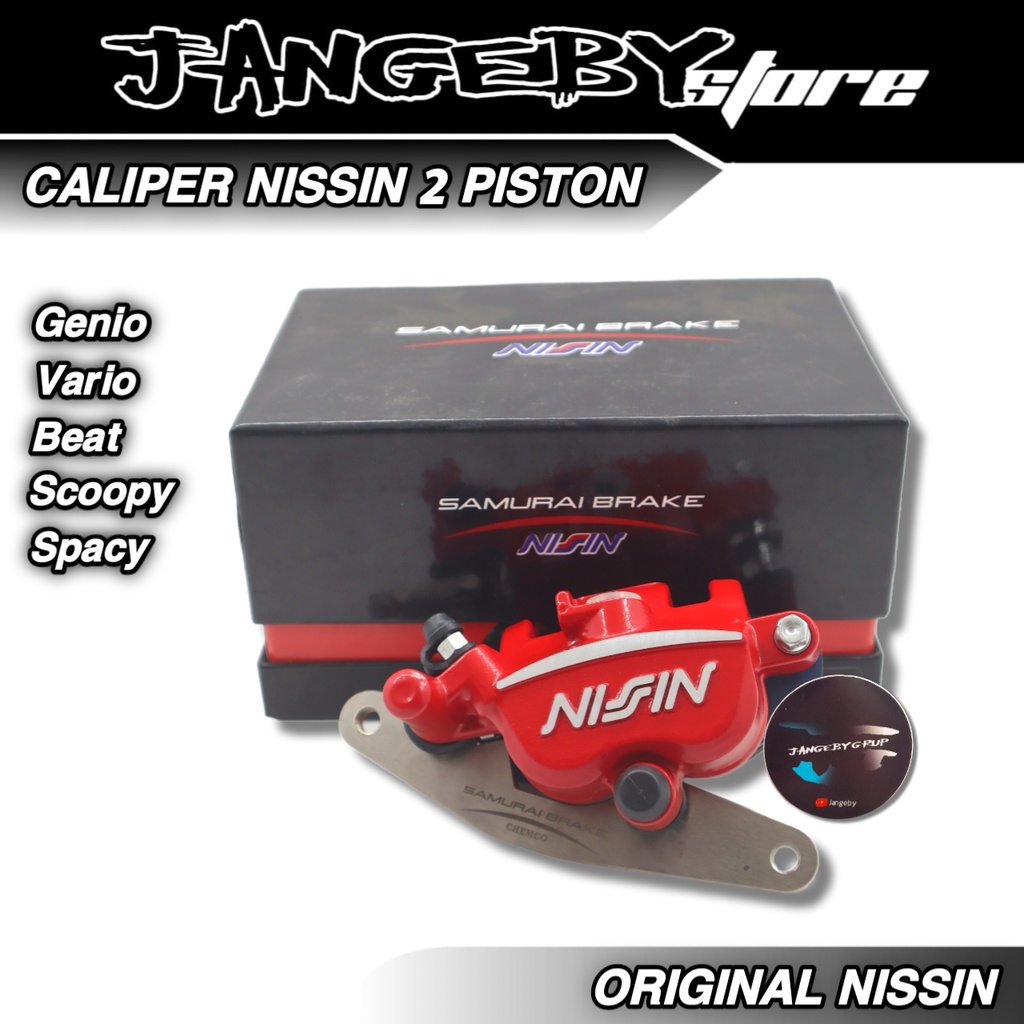 Jual Caliper Kaliper NISSIN Samurai 2 PISTON DEPAN Beat Scoopy Vario ...