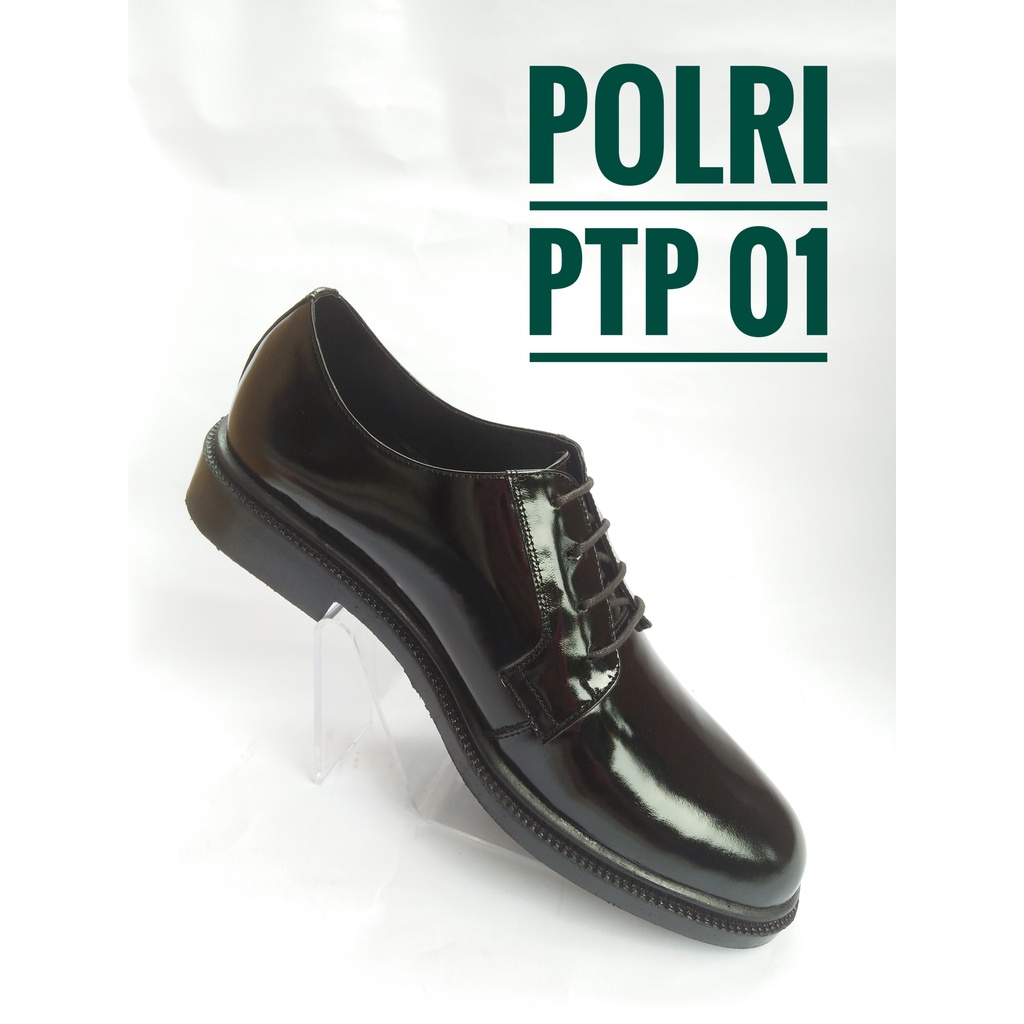 Jual Sepatu Polri Talian Kilap sepatu pdh kilap talian | Shopee Indonesia