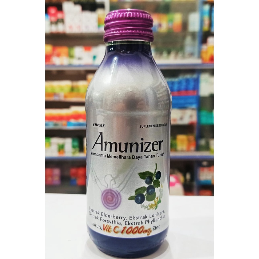 Jual Amunizer Botol 140ml - Minuman vitamin C 1000mg untuk daya tahan ...