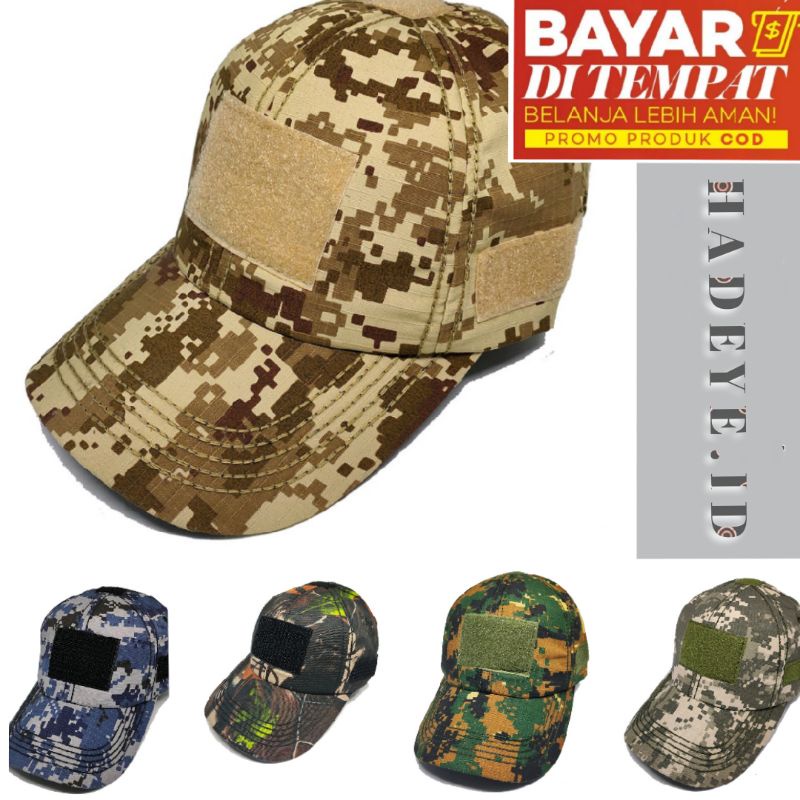 Jual GROSIR | TOPI TACTICAL VELCRO PEREKAT RIPSTOP OUTDOOR LAPANGAN ...