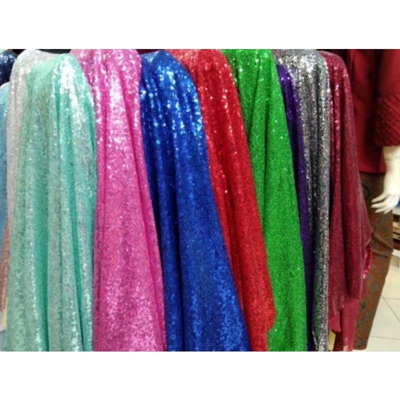 Jual Kain Sequin 1000 Payet/Sequin Kilap | Shopee Indonesia