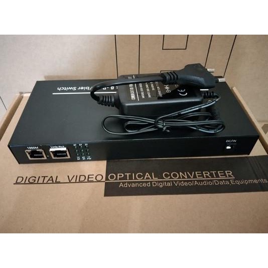 Jual Media Converter 8 Port FO 2 Port LAN | Shopee Indonesia
