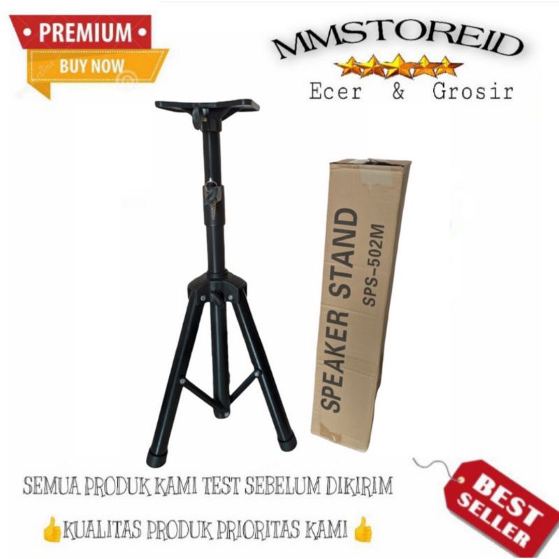 Jual MM - Stand speaker tripod speaker monitor untuk speaker aktif pasif Portable dudukan ...