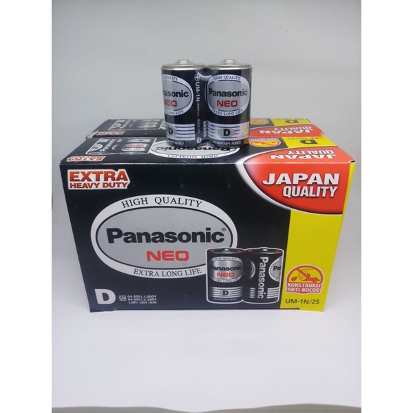 Jual Baterai Panasonic NEO D besar size D ( isi 2 baterai ) | Shopee ...