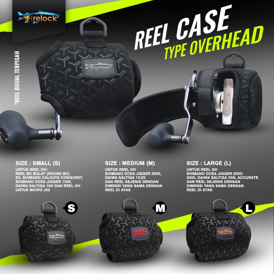 Jual Sarung Reel OH Reel Case OH Pouch Reel FireLock | Shopee Indonesia