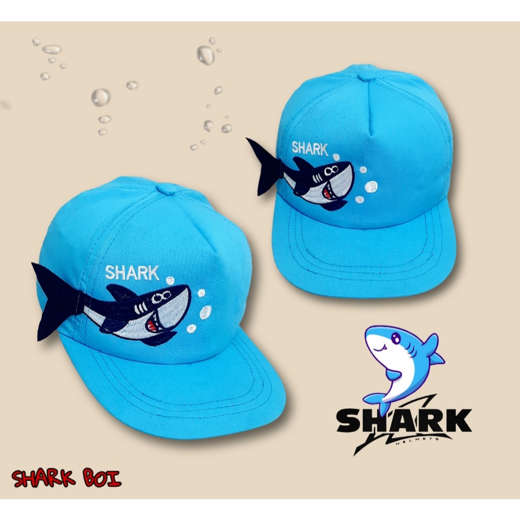 Jual TOPI ANAK IKAN HIU SHARK UNTUK ANAK 2-10 TAHUN | Shopee Indonesia