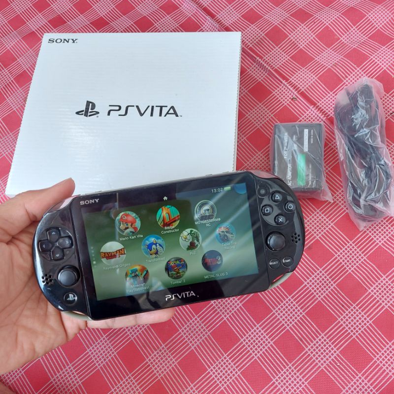 Jual PS Vita Slim 128gb Black Fullgame mulus | Shopee Indonesia