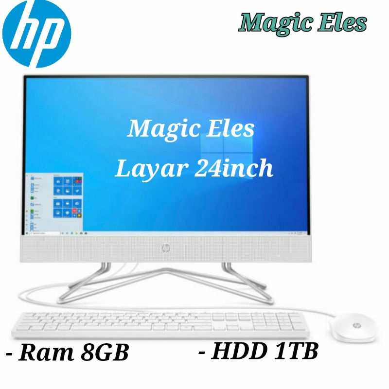 Jual PC AIO HP TPC - Q068 - 24 intel Core i5 - 1035G1 Ram 8GB HDD 1TB Windows 10 | Shopee Indonesia