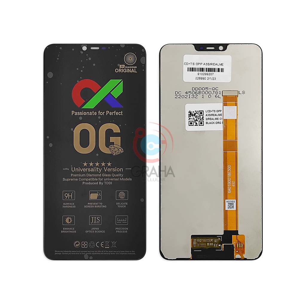 Jual LCD OPPO A3S / A5 ORI OG SUPER FULLSET TOUCHSCREEN | Shopee Indonesia