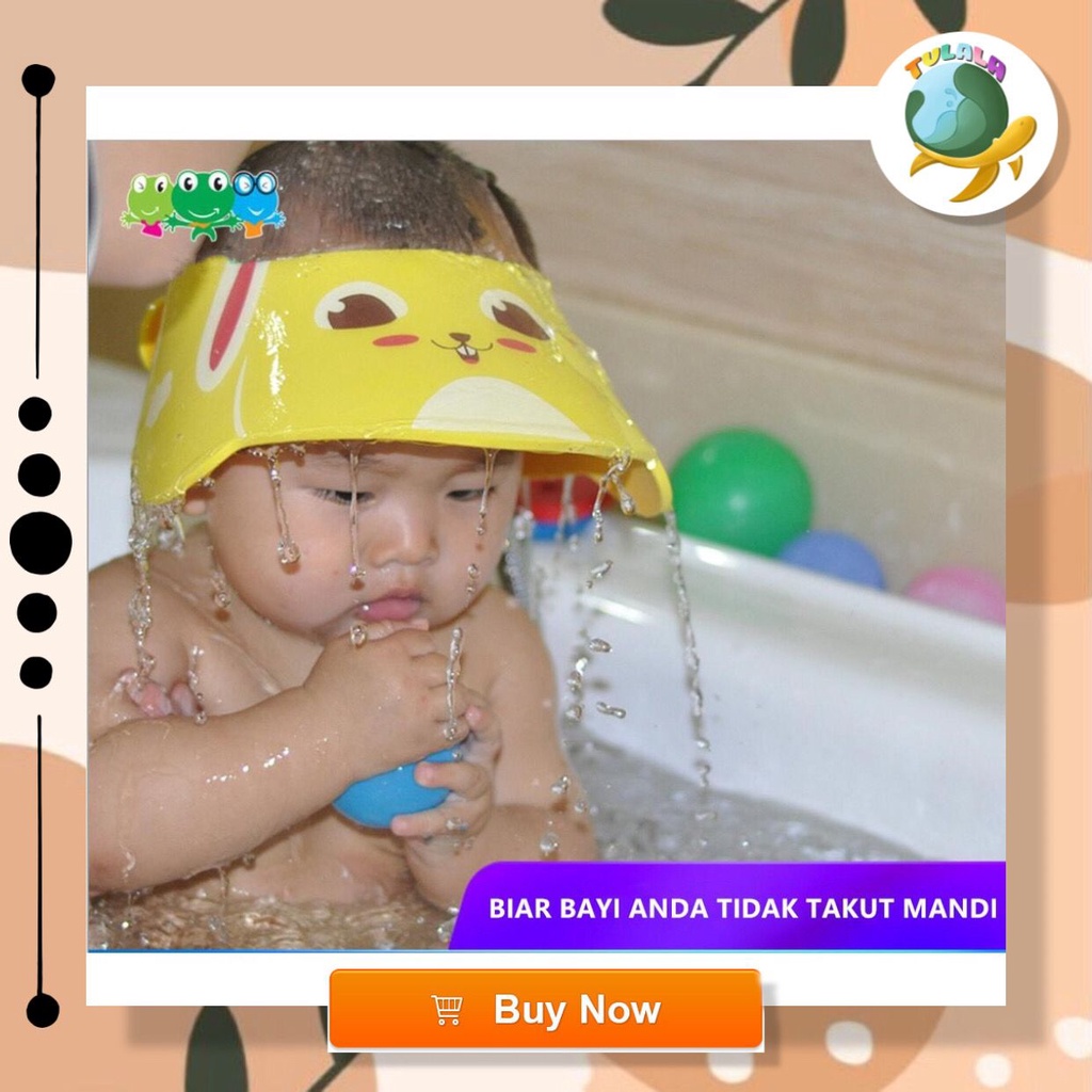 Jual [TULALA SHOP]Topi Mandi Anak / Baby Shower Cap / Topi anak dan ...