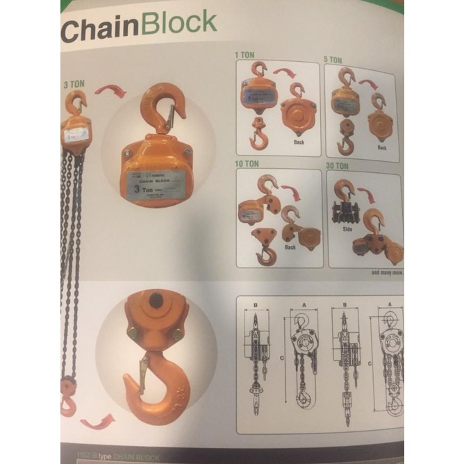 Jual Chain Block 3 Ton X 5 Mtr Kondotec | Shopee Indonesia