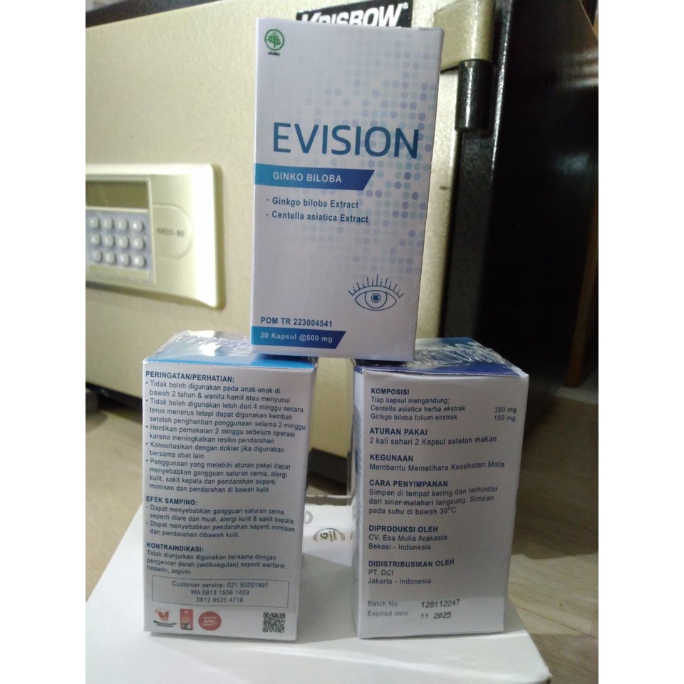 Jual EVISION Asli Original Obat Mata Herbal Ampuh Suplemen Vitamin ...