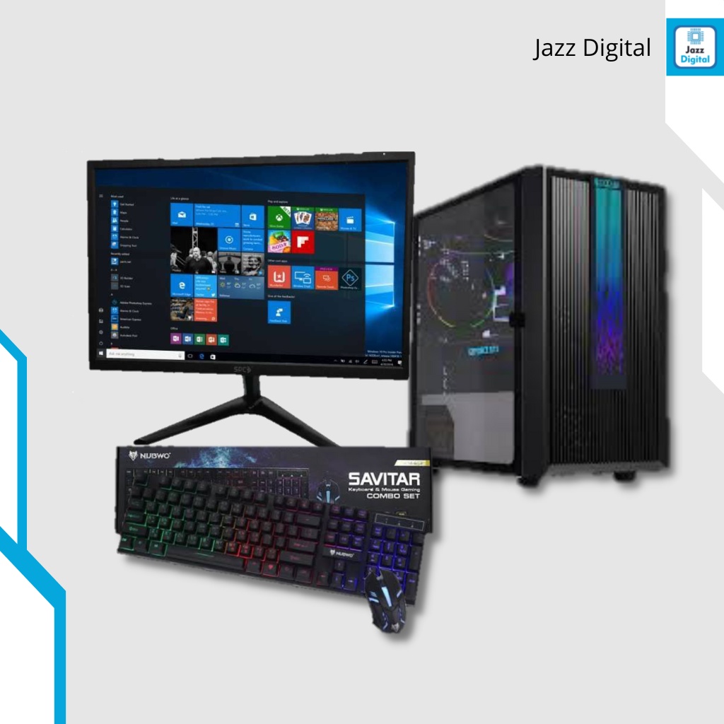 Jual Pc rakitan Komputer core i5 full set ram 16gb ssd128gb case gaming ...