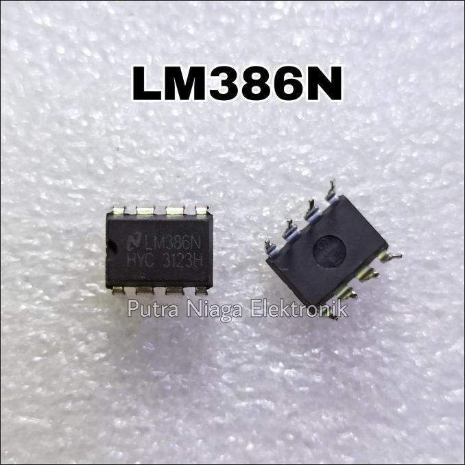 Jual ic LM386 Dip 8 Pin LM386N LM386N-1 Power Audio Amplifier putr4n14 Diminati Banget | Shopee ...