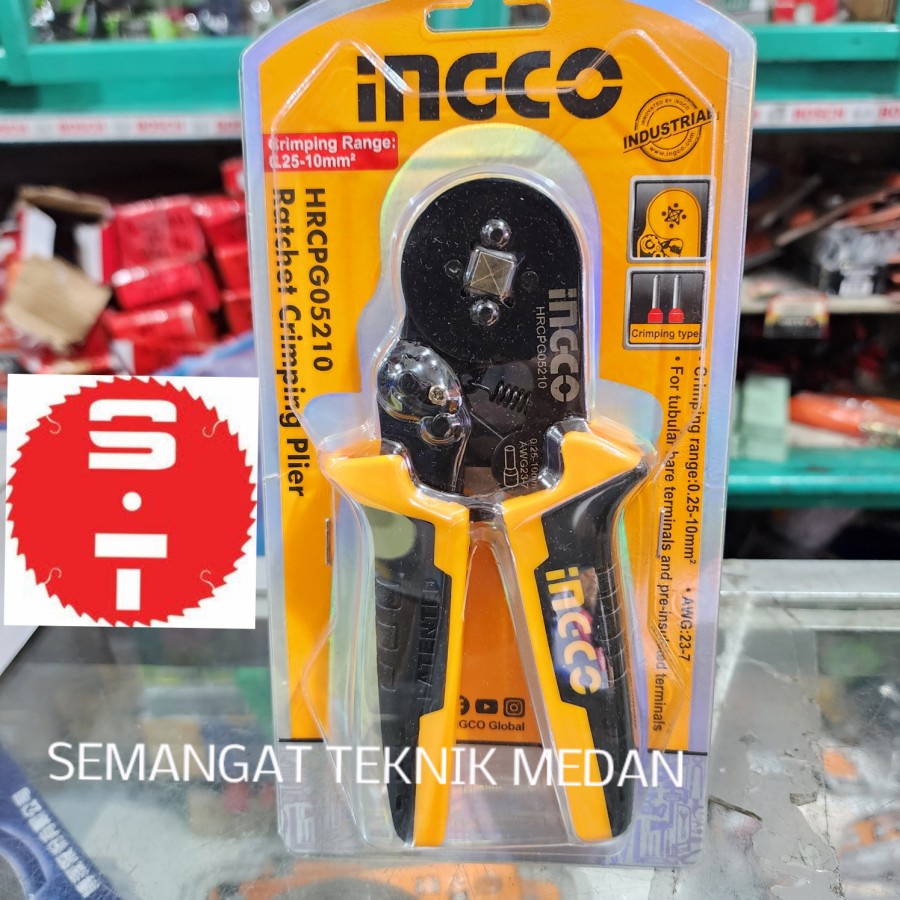 Jual HRCPG05210 TANG RATCHET CRIMPING PRESS SKUN KRIMPING PLIER 6 ...