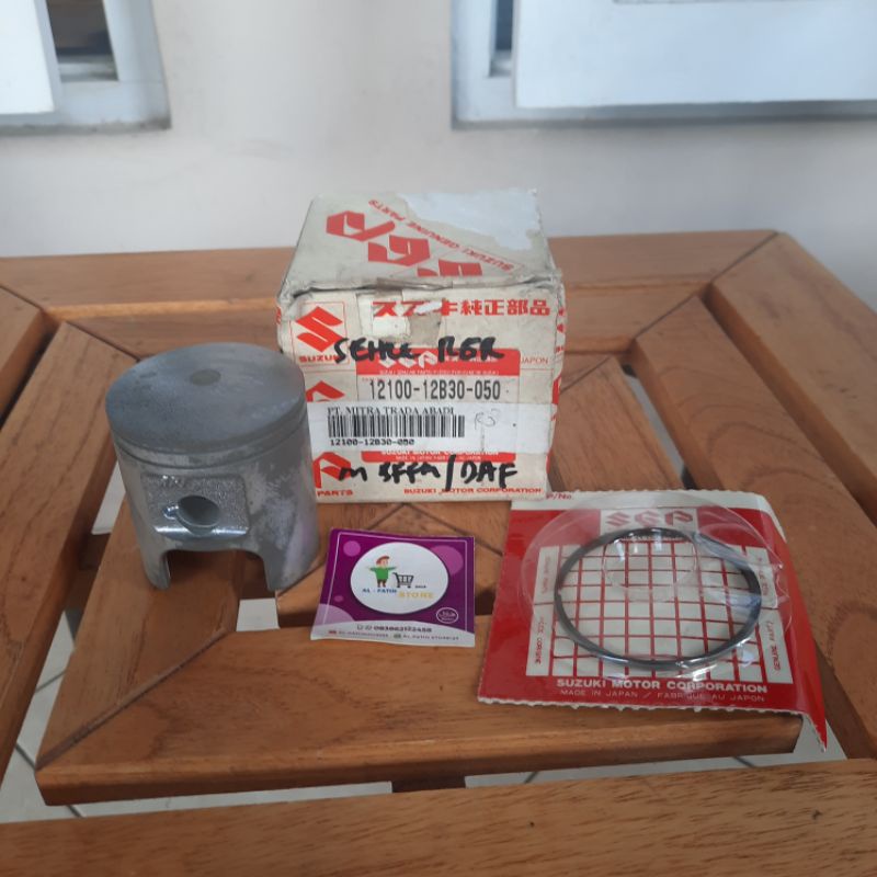 Jual Piston Kit Set Ring Seher Seker RG RGR 150 os 50 Original SGP Japan | Shopee Indonesia