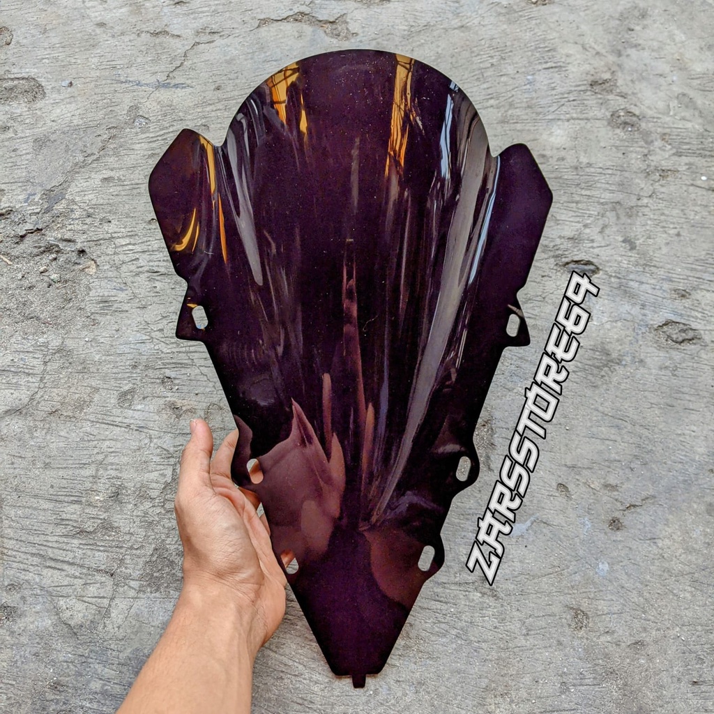 Jual visor R15 v2 model jenong bening smoke dan hitam pekat ...