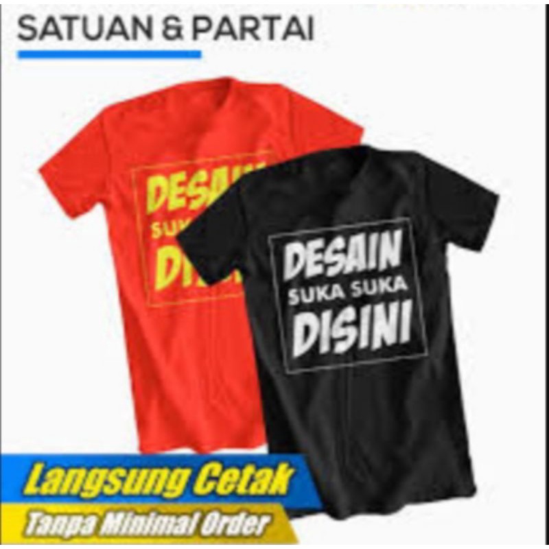 Jual vendor sablon kaos | Shopee Indonesia